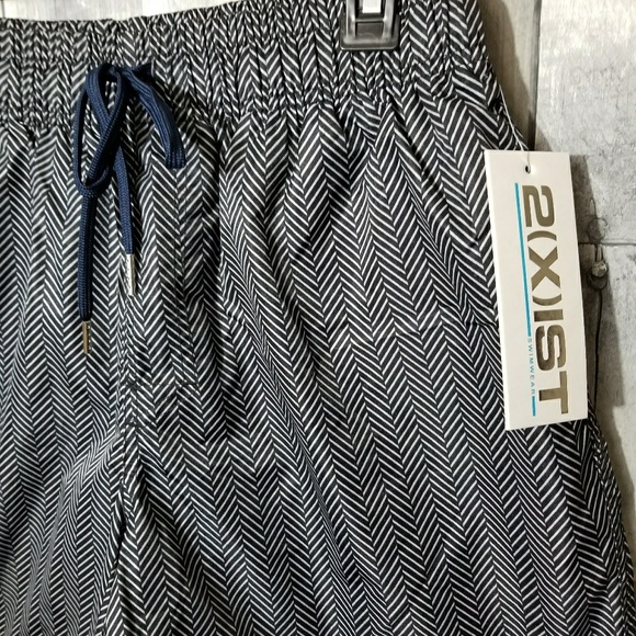 2xist | Swim | Nwt Mens 2xist Swim Shorts Trunks Black White | Poshmark